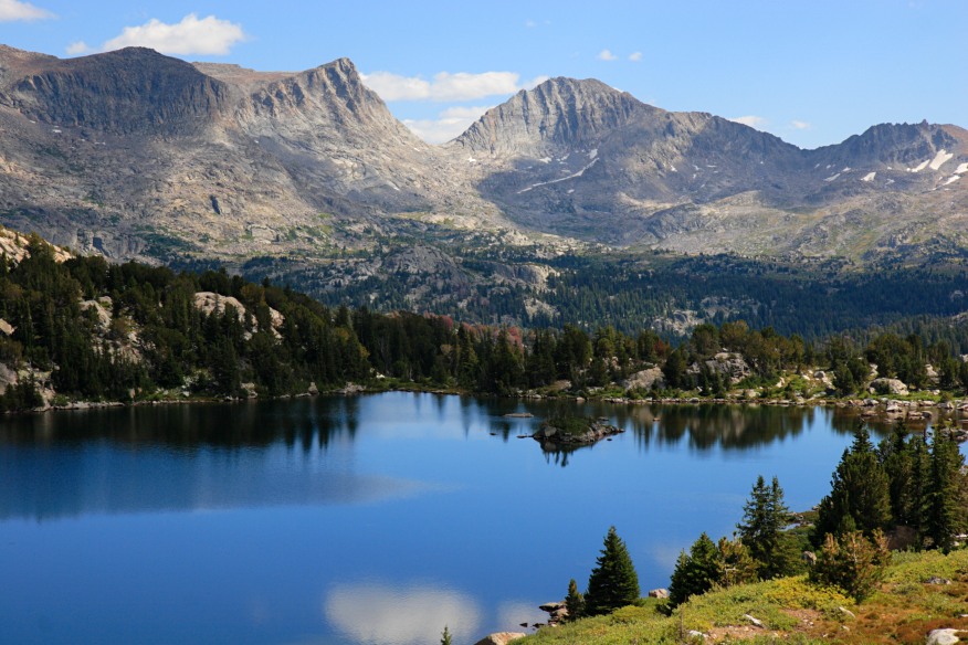 Alpine Lake Below Lester Pass In Wyoming s Wind River Range alpine-lake-below-lester-pass-in-wyoming-s-wind-river-range